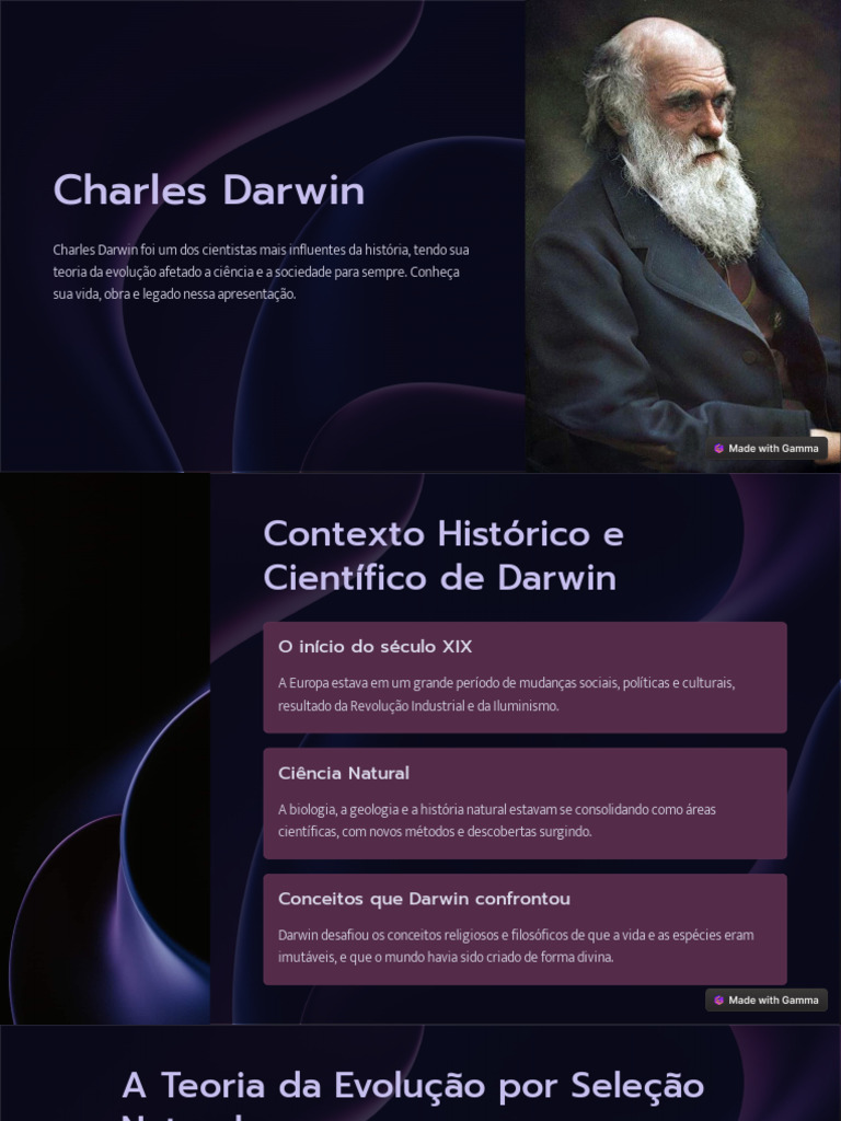 Charles Darwin | Download grátis PDF | Charles Darwin | Science