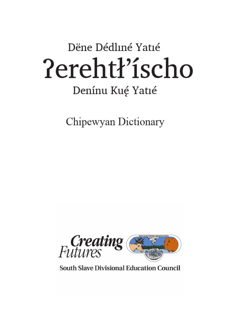 Chipewyan Dictionary | PDF | Word | Linguistics