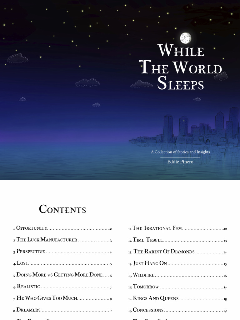 While The World Sleeps | PDF