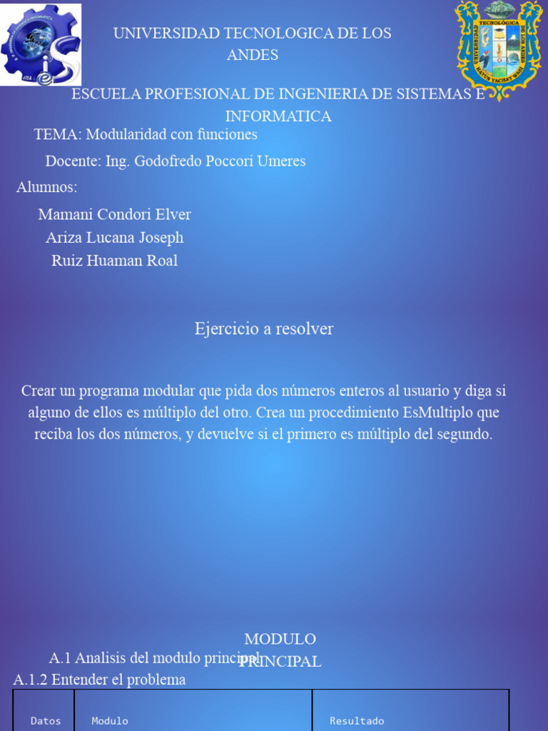 Programacion Modular Con Funciones | PDF | Algoritmos | Tecnologías de la información