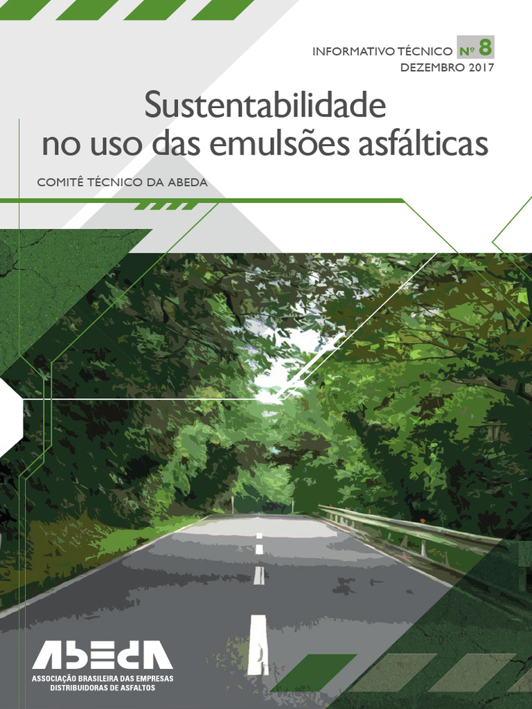 Abeda - Sustentabilidade Emulsões Asfáticas | PDF | Dióxido de carbono ...