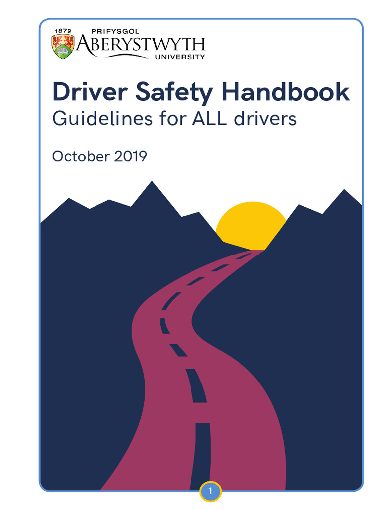 Driver Safety Handbook | PDF | Speed Limit | Medical Prescription