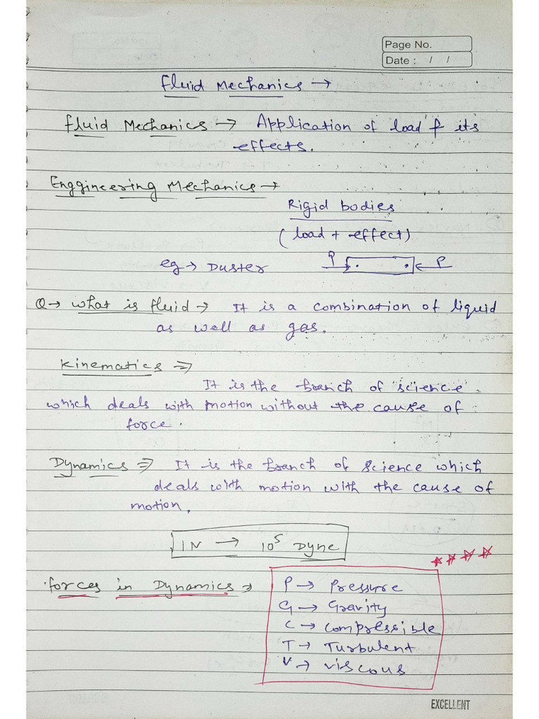 Module - 1-Fluid Mechanics | PDF