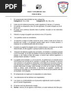 Tabla de Puntaje Generala Con Notas de Puntaje | PDF | Juego de azar ...