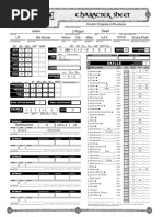 Pathfinder 1 Character Sheet | PDF