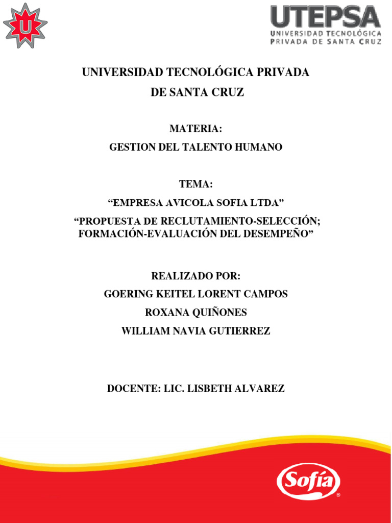Caso Sofia Ltda. | PDF | Calidad (comercial) | Business