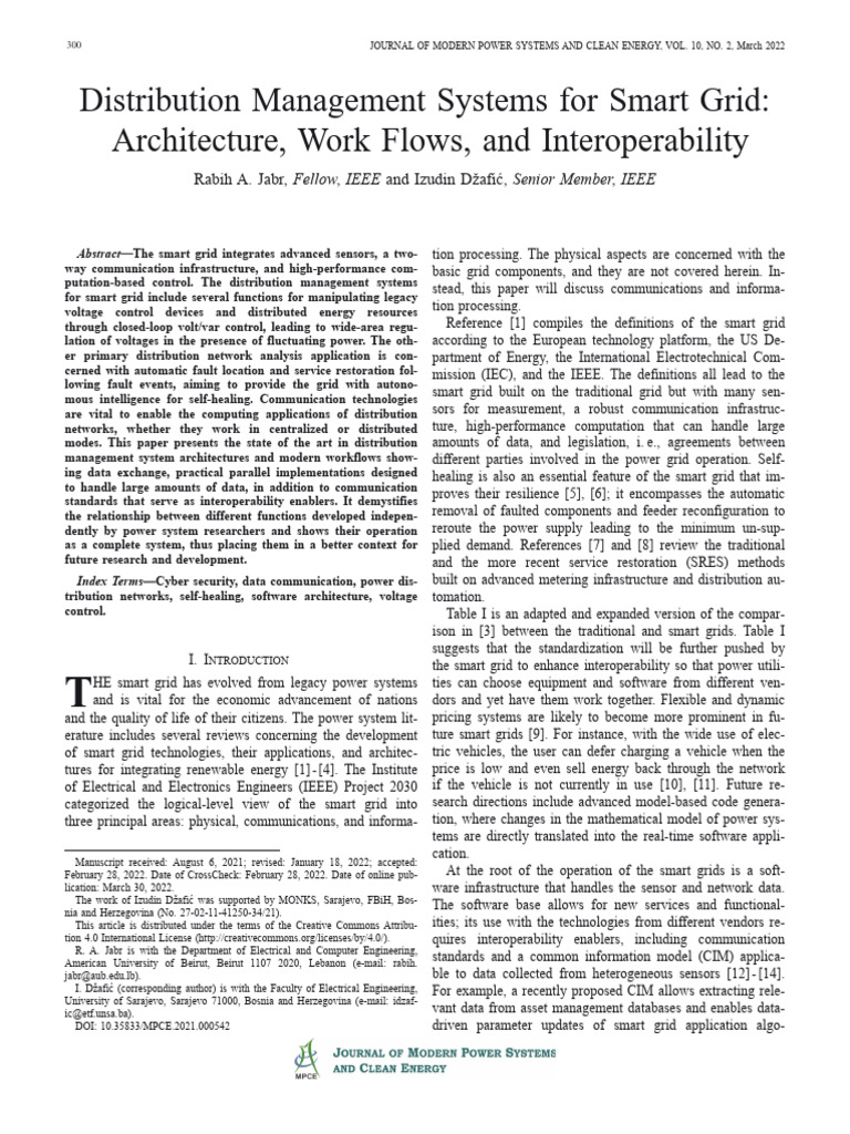 Smart Grid DMS: Architecture & Interoperability | PDF | Smart Grid | Electrical Grid