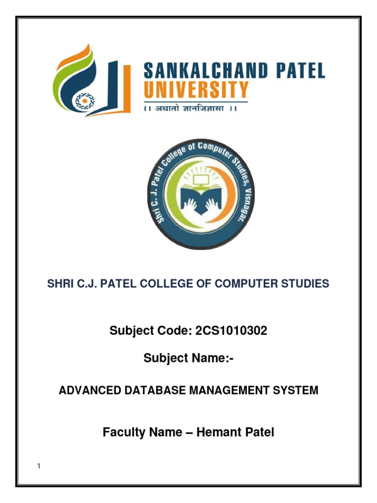 ADBMS Merge Unit | Download Free PDF | Relational Database | Database Index
