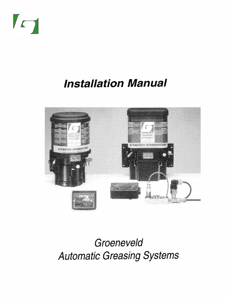 Centrale graissage GROENEVELD | PDF