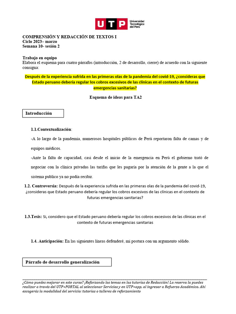 S10.s2-Esquema para TA2 | PDF | Negocios | Informática