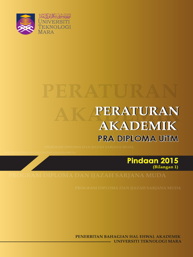 Peraturan Pra Diploma UiTM 2025 | PDF