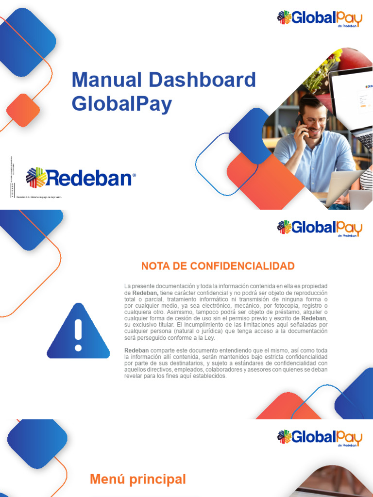 Manual de Uso del Dashboard GlobalPay | PDF | Contraseña | Tarjeta de crédito