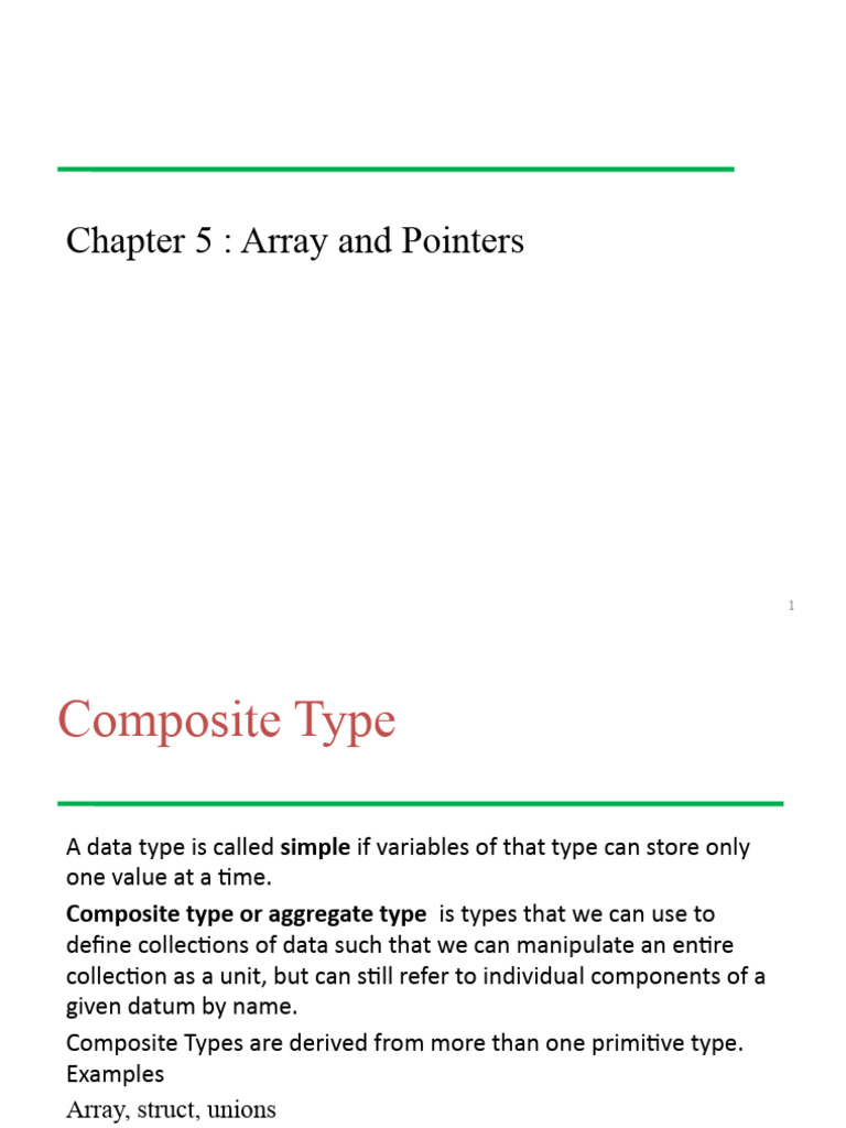 Fundamentals of Programming - Chapter#5 | PDF | Data Type | Information Technology