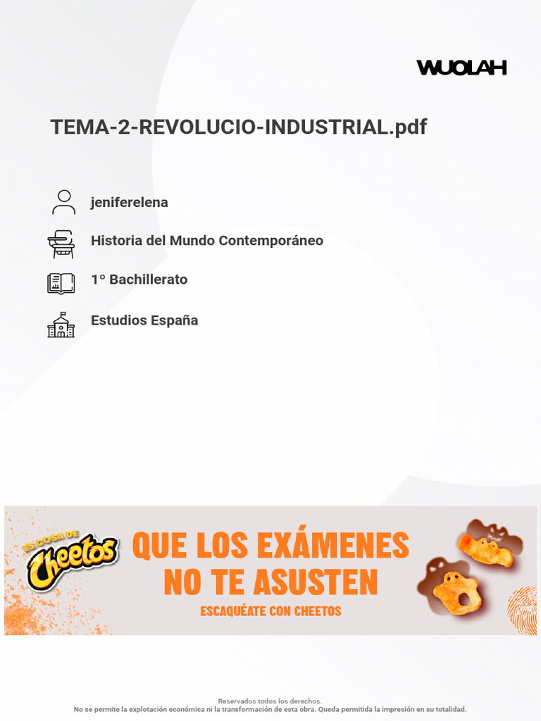 Wuolah Free TEMA 2 REVOLUCIO INDUSTRIAL | PDF