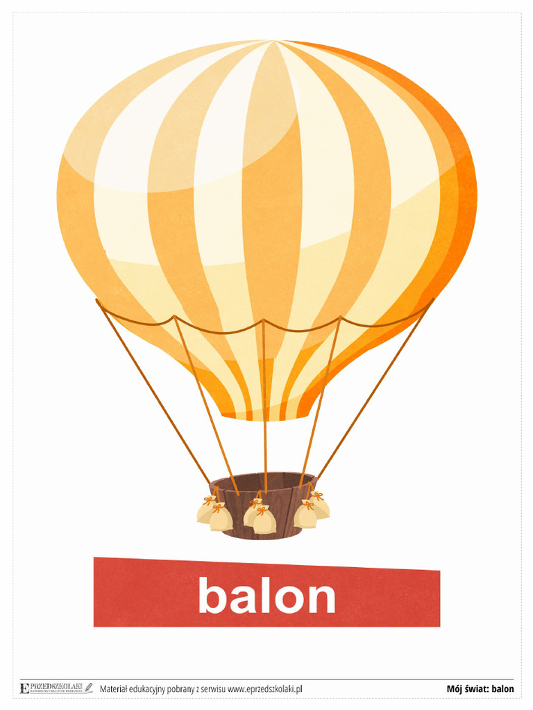Eprzedszkolaki Moj Swiat Balon | PDF