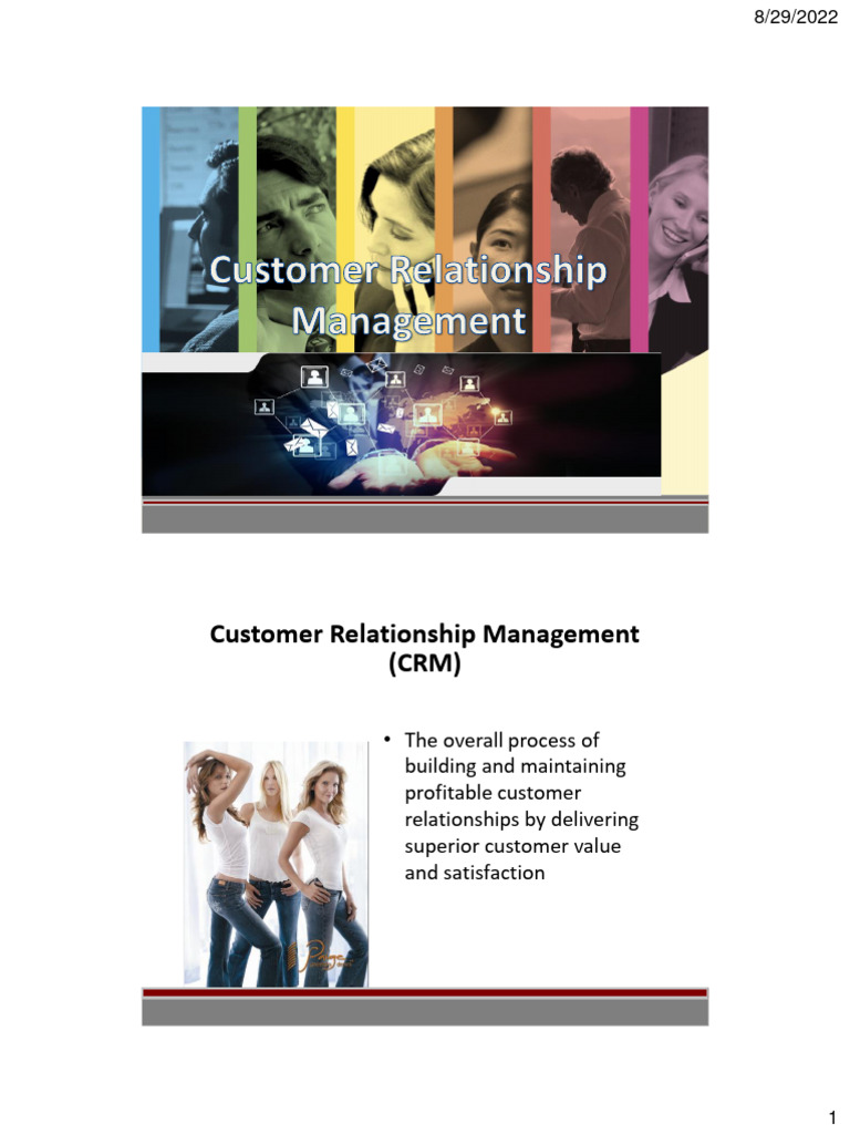 4 CRM2 | Download Free PDF | Customer Relationship Management | Sales