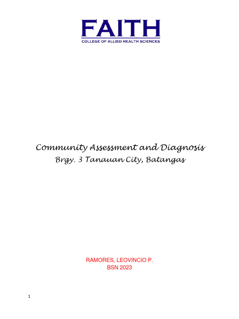 CHN RLE RAMORES Final | PDF | Myocardial Infarction | Infection