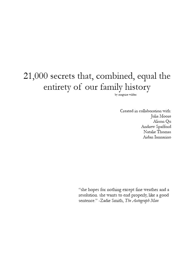 21,000 Secrets | PDF