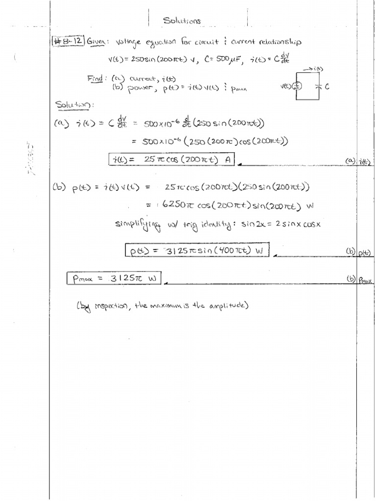 HW7 Solution Summer | PDF