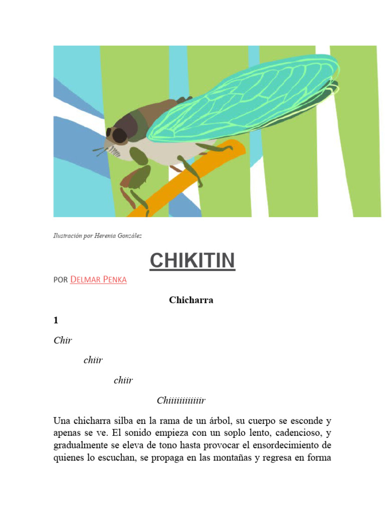Chicharras: Mitos y Transformaciones | PDF