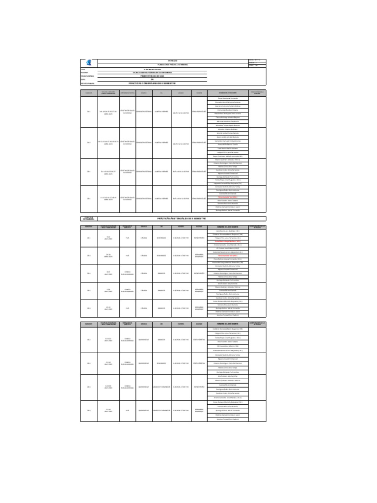 Programacion de Practicas de Abril 2A Y 2D | PDF | Asociación de clubes ... Programacion de Practicas de Abril 2A Y 2D | PDF | Asociación de clubes ...