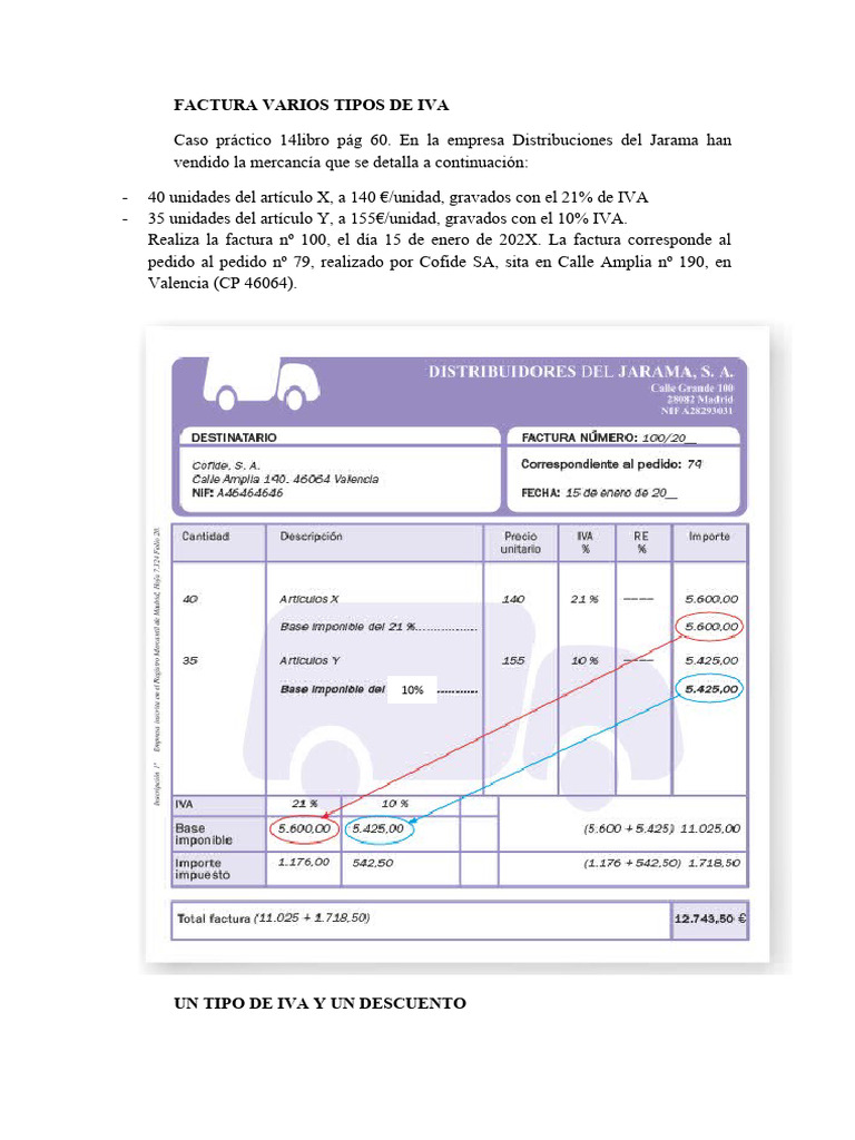 Ejercicio 3 Facturas Resultas | PDF | Factura | Business