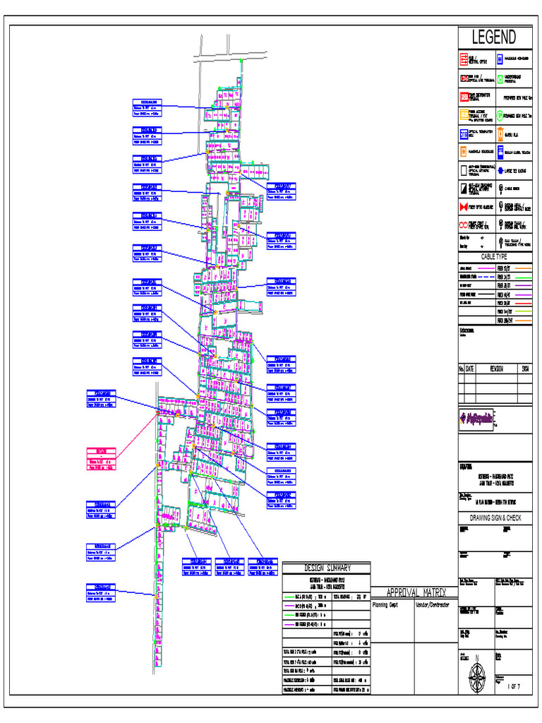 Cable Type Drawing and Check Legend | PDF