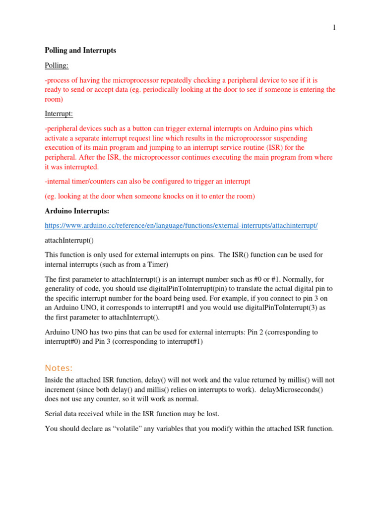 3C Polling Vs Interrupts V1 2 | PDF | Parameter (Computer Programming ...