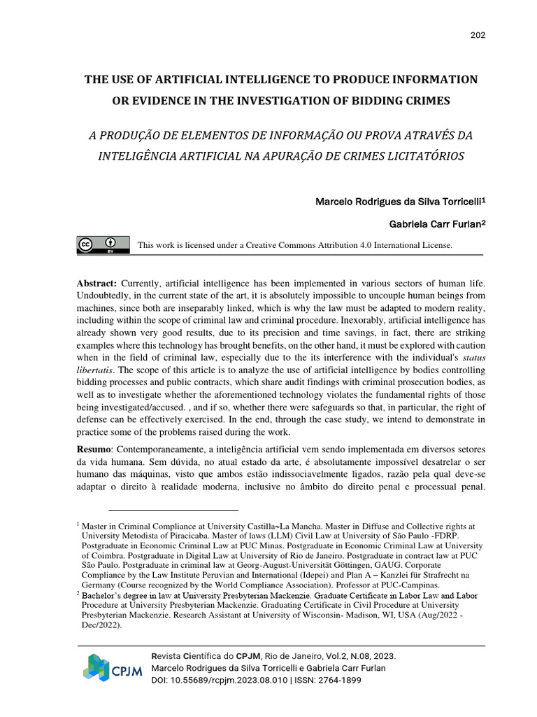 248-Texto Do Artigo-441-1-10-20231002 | PDF | Artificial Intelligence | Intelligence (AI ...