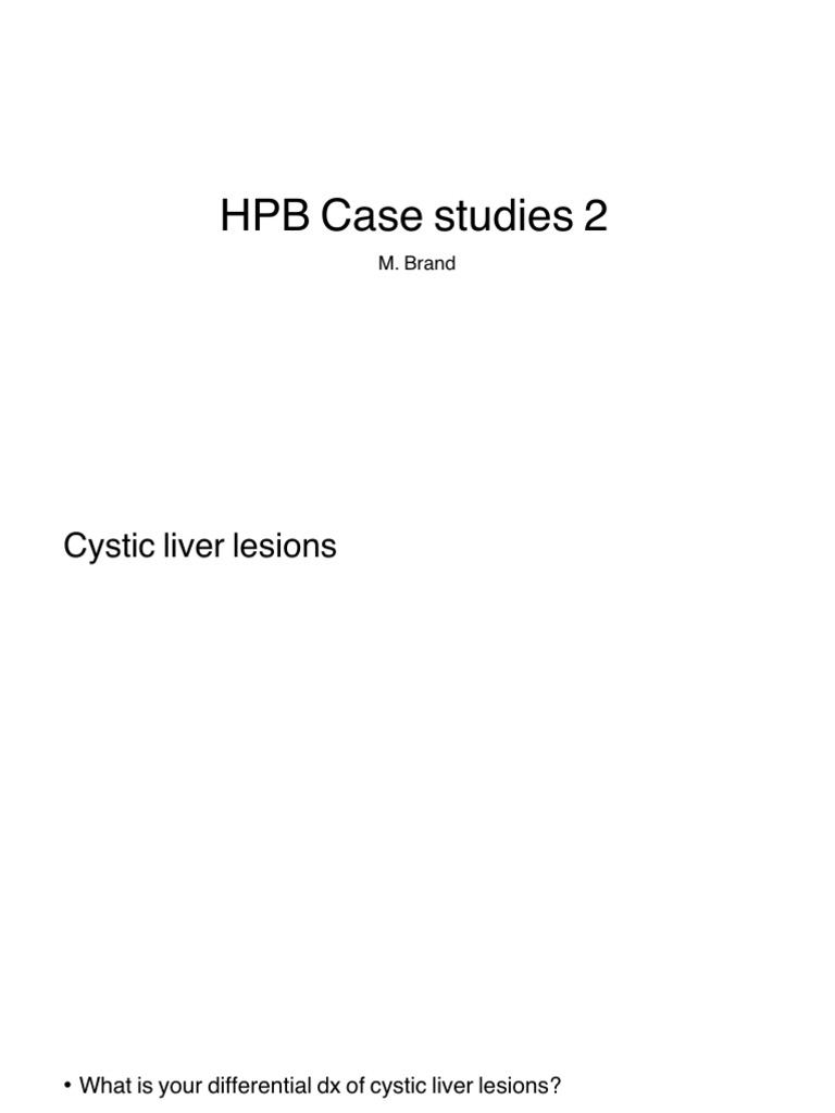 HPB Case Studies 2 | PDF
