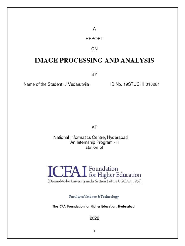 Final Report | PDF | Data Compression | Image Resolution