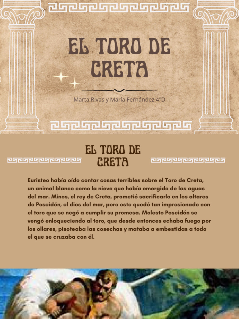 Captura del Toro de Creta por Hércules | PDF