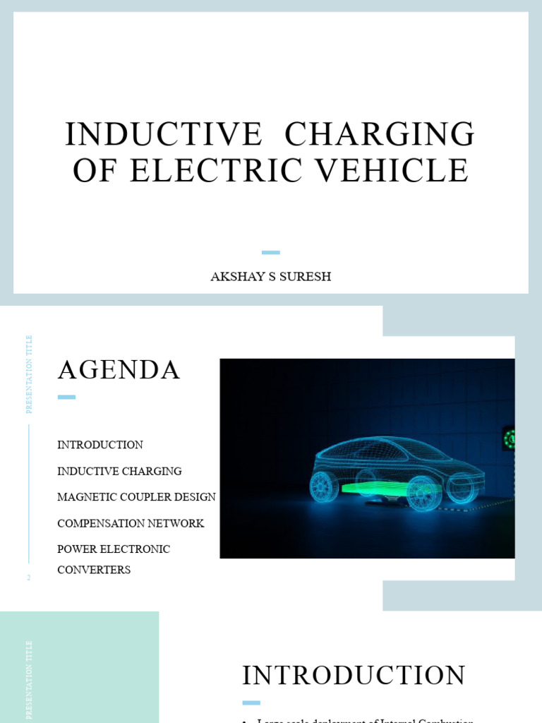 INDUCTIVE cHARGING OF ELECTRIC VEHICLE . | PDF | Inductor | Inductance