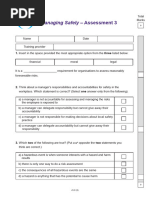 IOSH Risk Assessment Example 1 | PDF | Risk | Workplace