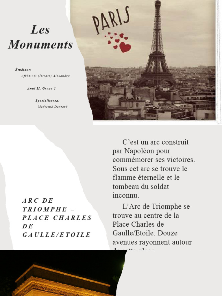 Paris - Les Monuments | PDF | Art