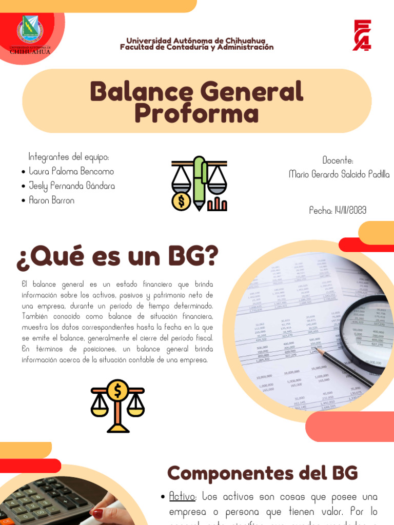 Balance General Proforma: Guía SEO | PDF | Hoja de balance | Contabilidad