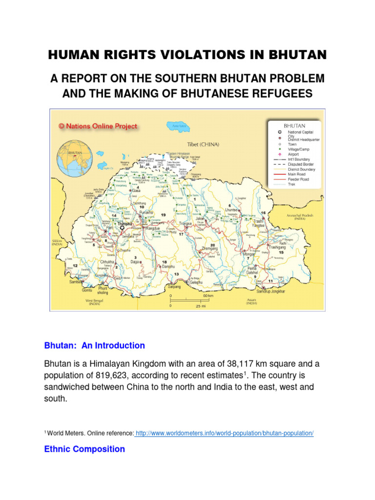 Human Rights Violation in Bhutan - Final | PDF | Bhutan | Human Rights