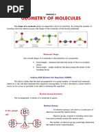 Molecular Geometry Table Guide | PDF