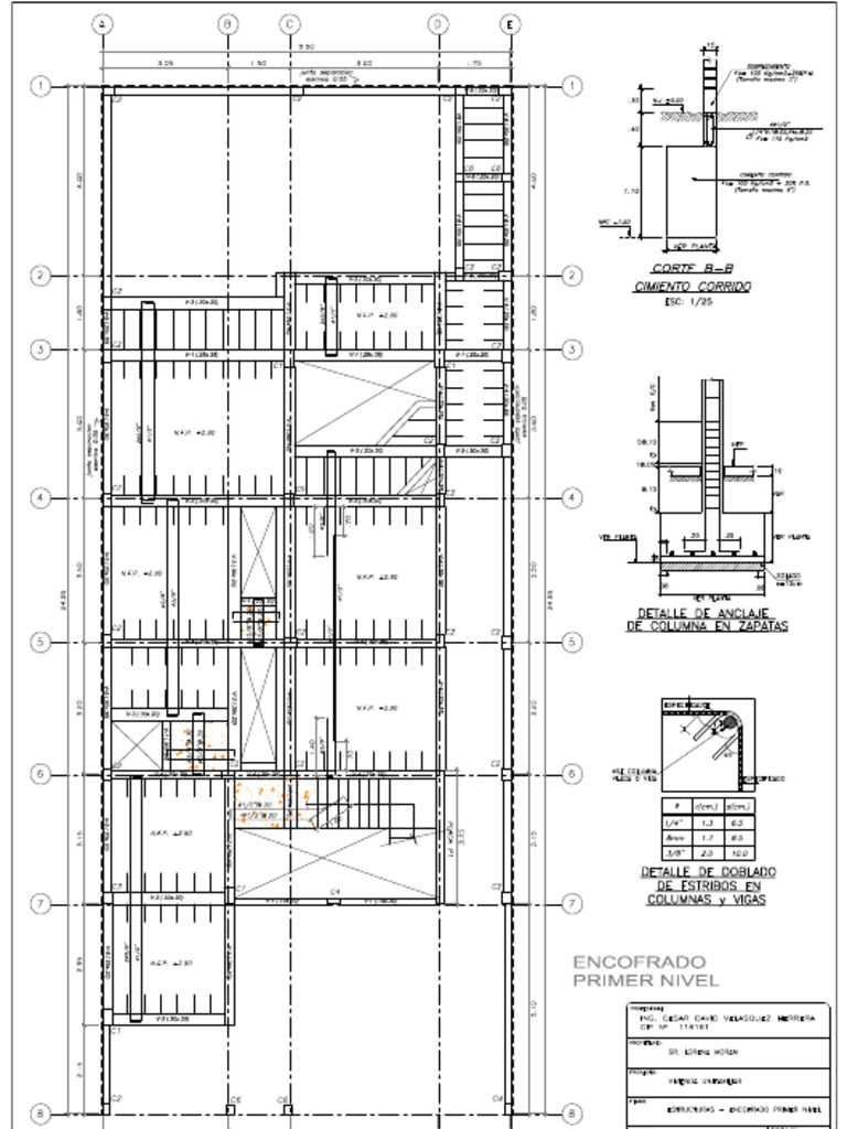 Casa Pacasmayo Estructuras 02 - Lorena Moran 17-08-09-Model | PDF