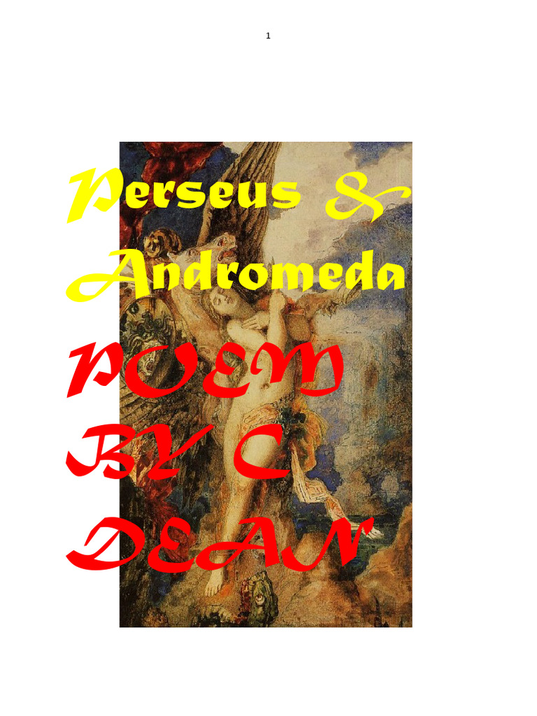 Perseus & Andromeda Elizabethan Sonnet Cycle Sequence Erotic Poetry | PDF