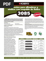3085 - Ficha Técnica | PDF | Adhesivo | Materiales