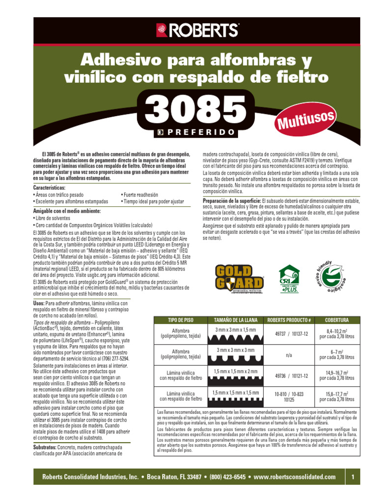 PDS_3085_1_2 | PDF | Madera | Adhesivo