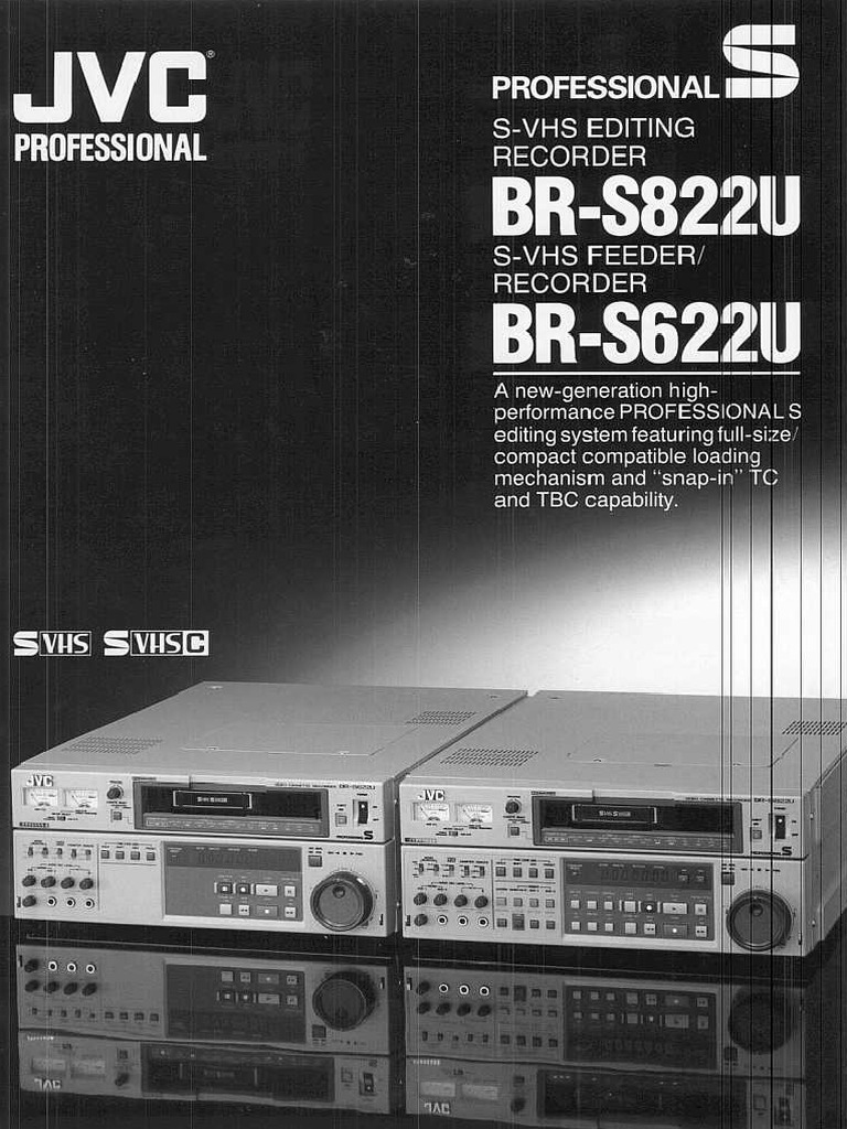 JVC Br-S622u | PDF | Sound Recording And Reproduction | Video