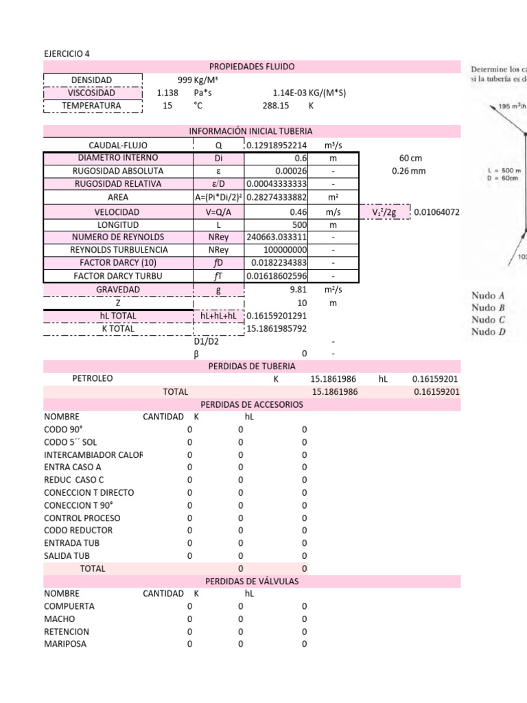 19041113-TF-Anguiano Flores-Ejercicio 4-U2 | PDF | Plomería | Dinámica de fluidos