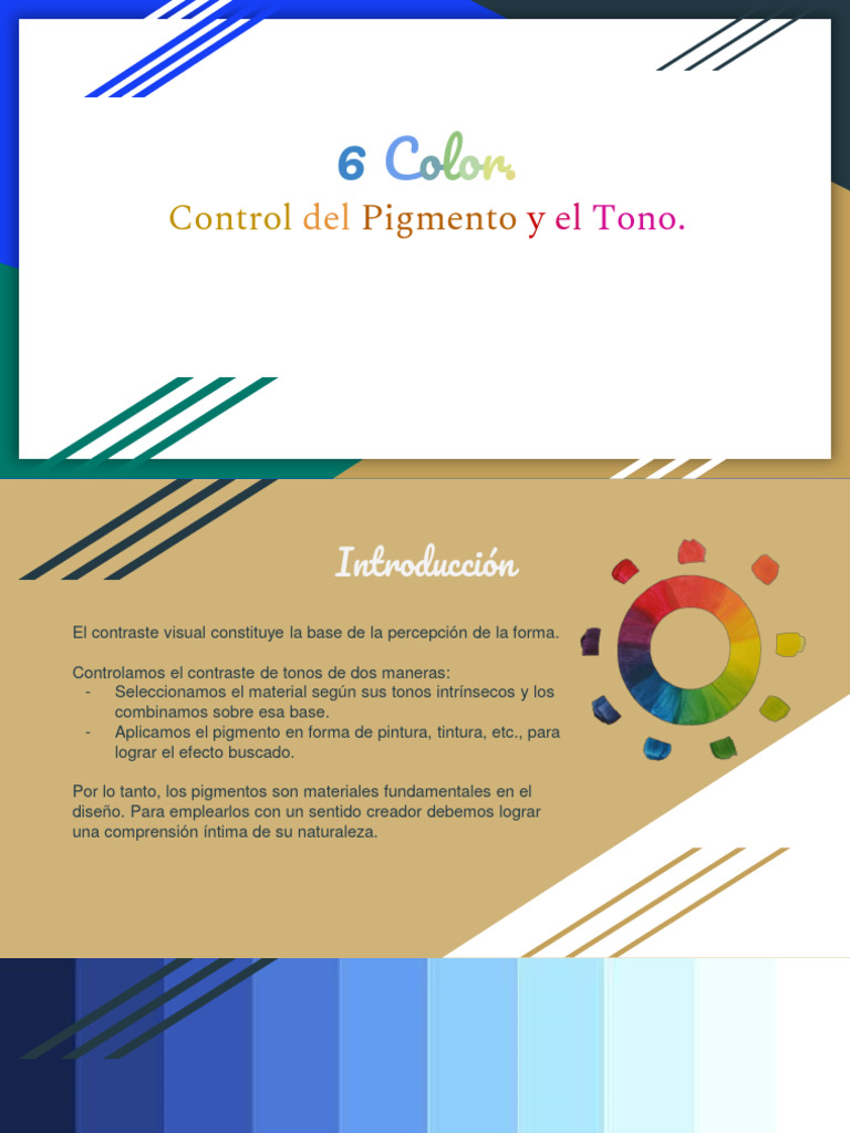 Control de Pigmento y Tono en Colorimetría | PDF | Color | Matiz