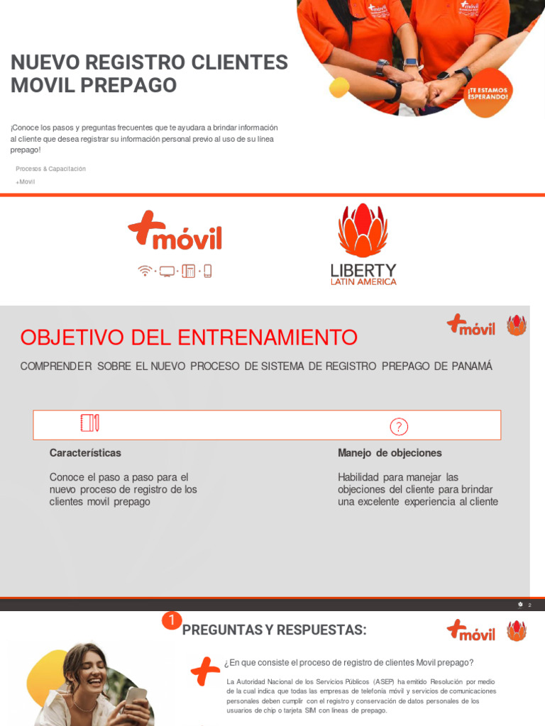 Proceso de Registro Clientes Prepago Movil | PDF | Telefonía móvil ...