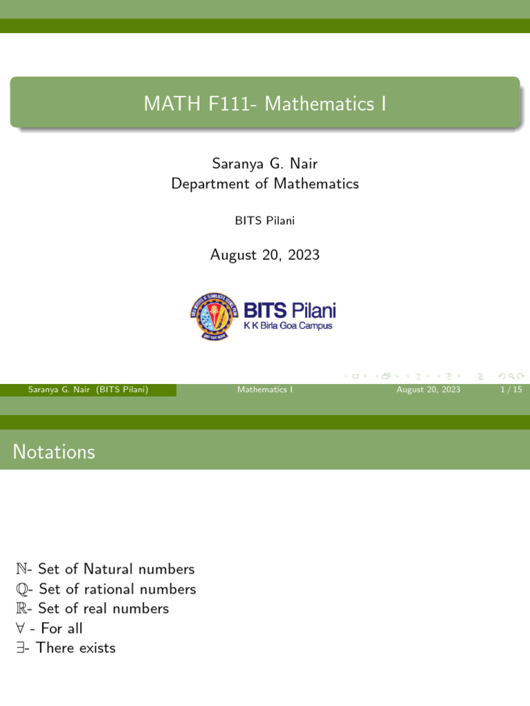 Lec 4 and 5 - Sequences | PDF | Limit (Mathematics) | Sequence