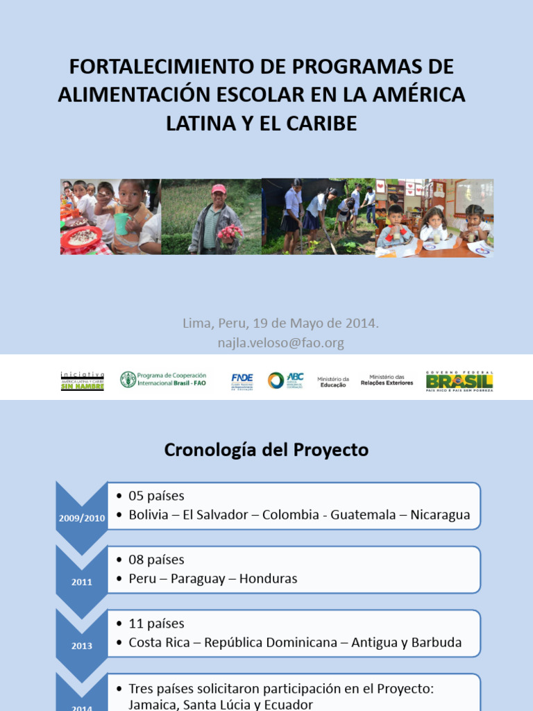 Najla Veloso Fortalecimiento Programas Alimentacion Escolar en LAC ...