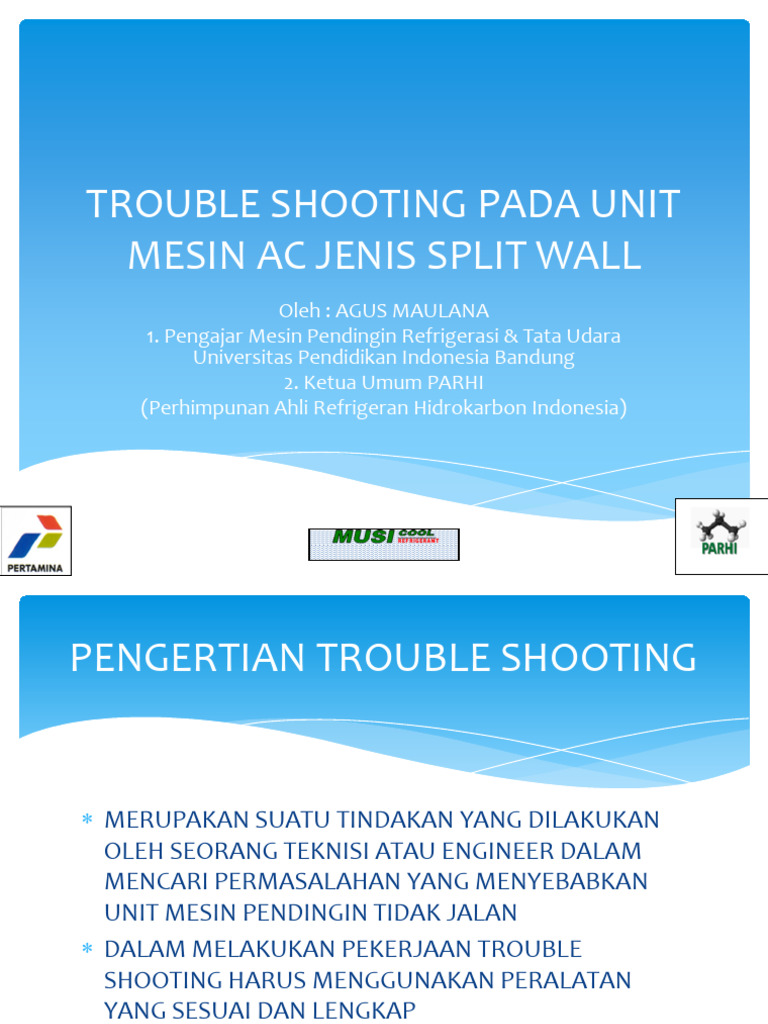 Trouble Shoot Ac Split | PDF