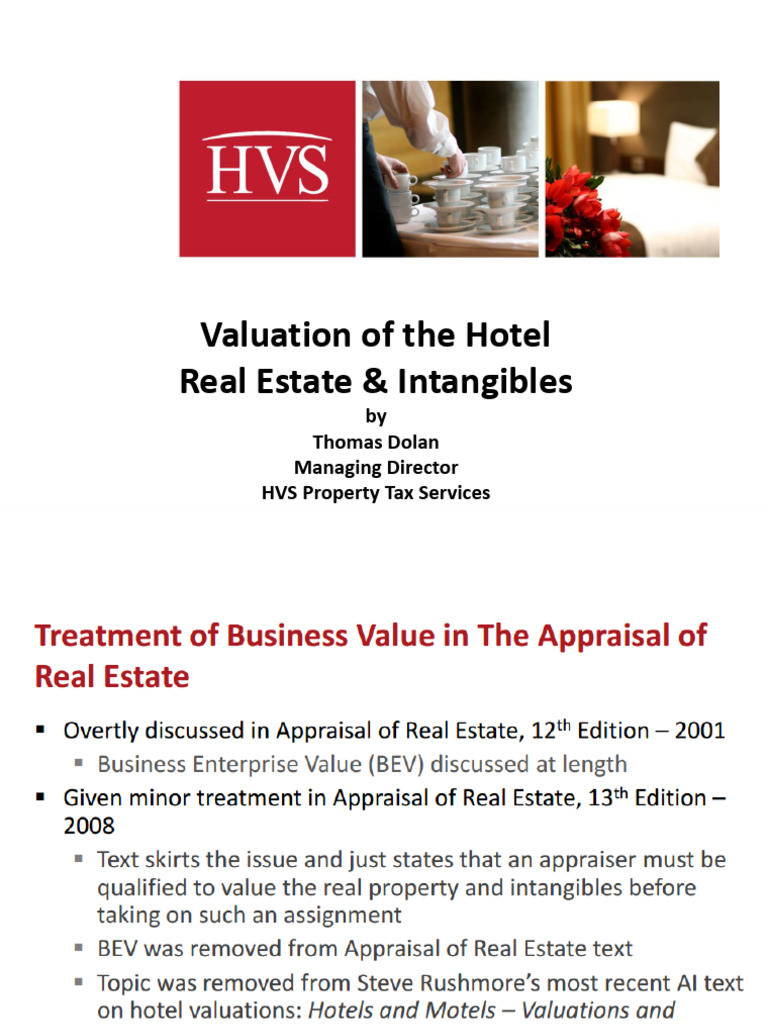 Valuation of The Hotel Real Estate & Intangibles (PDFDrive) | PDF | Real Estate Appraisal ...